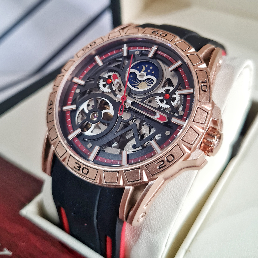 Jual RAKSA DUKE Slumber Merah Red Jam Tangan Pria Original Automatic ...