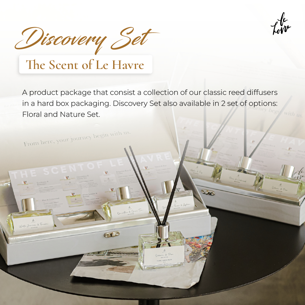 Jual Le Havre - Discovery Set 4 x 50ml Classic Reed Diffuser | Shopee ...
