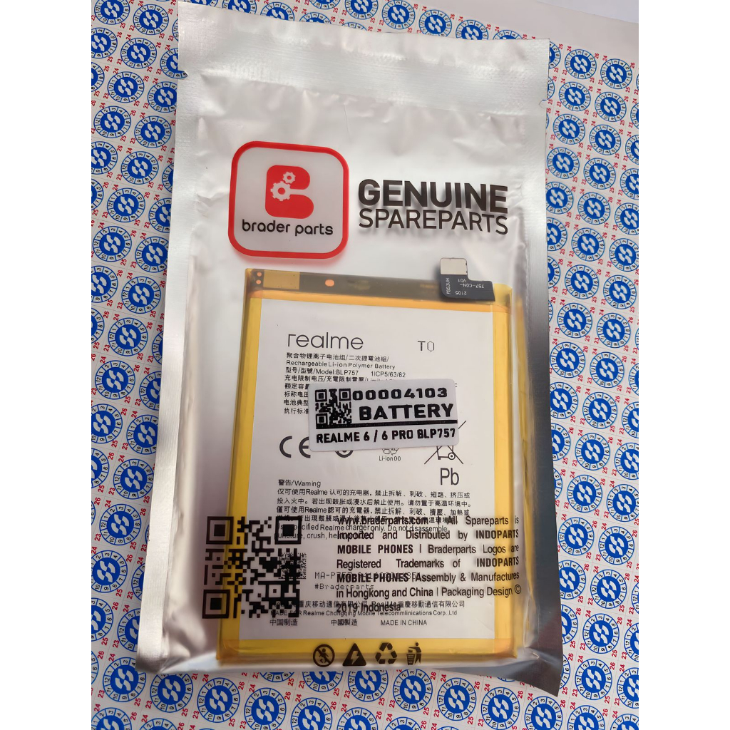 Jual BATERAI REALME 6 / 6 PRO BLP757 | Shopee Indonesia