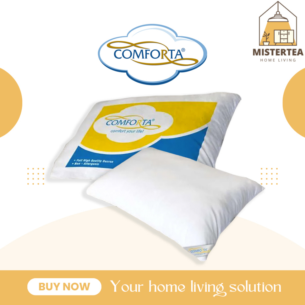 Jual [READY STOCK] COMFORTA BANTAL DACRON ORIGINAL 100% ANTI KEMPES ...