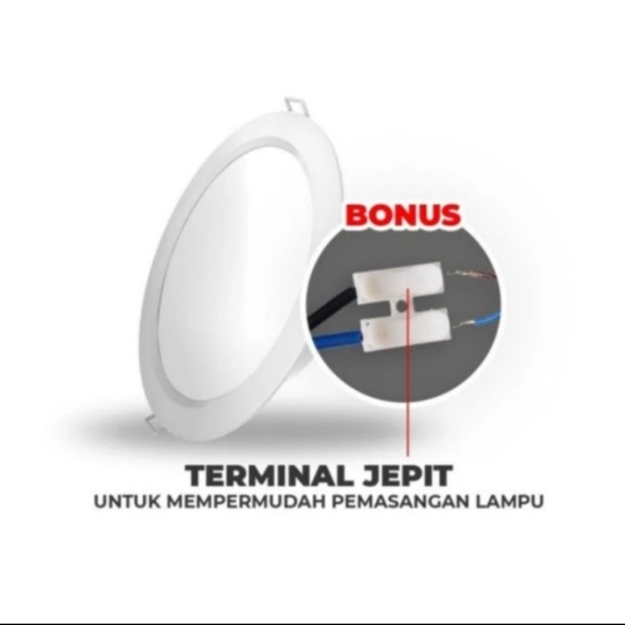 Jual Lampu Downlight Panel LED Tanam HANNOCHS CLICK & DIM 12 W WATT IBR ...