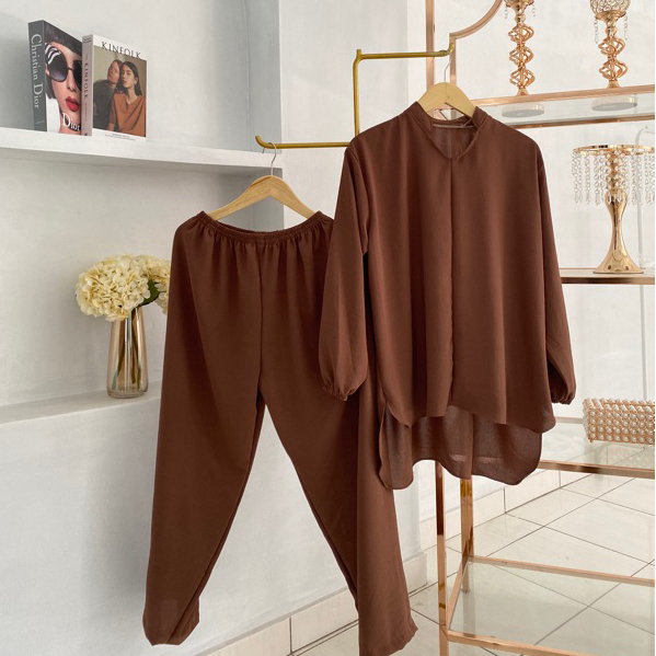 Jual one set wanita - oneset wanita kekinian - oneset crinkle - pakaian ...