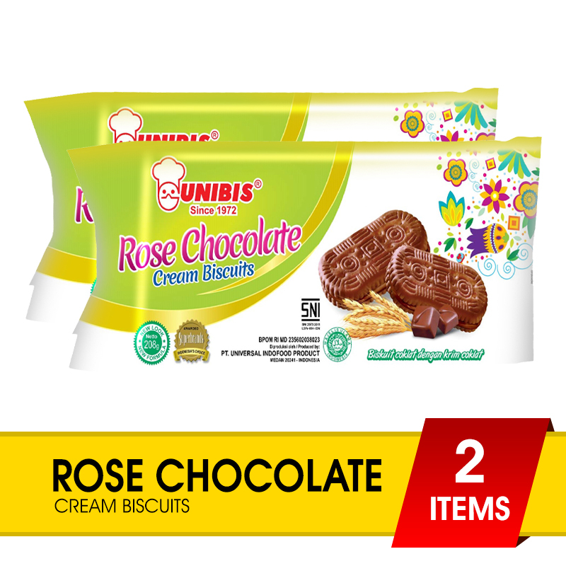 Jual Unibis Rose Chocolate Sandwich 208 g (2 pcs) | Shopee Indonesia