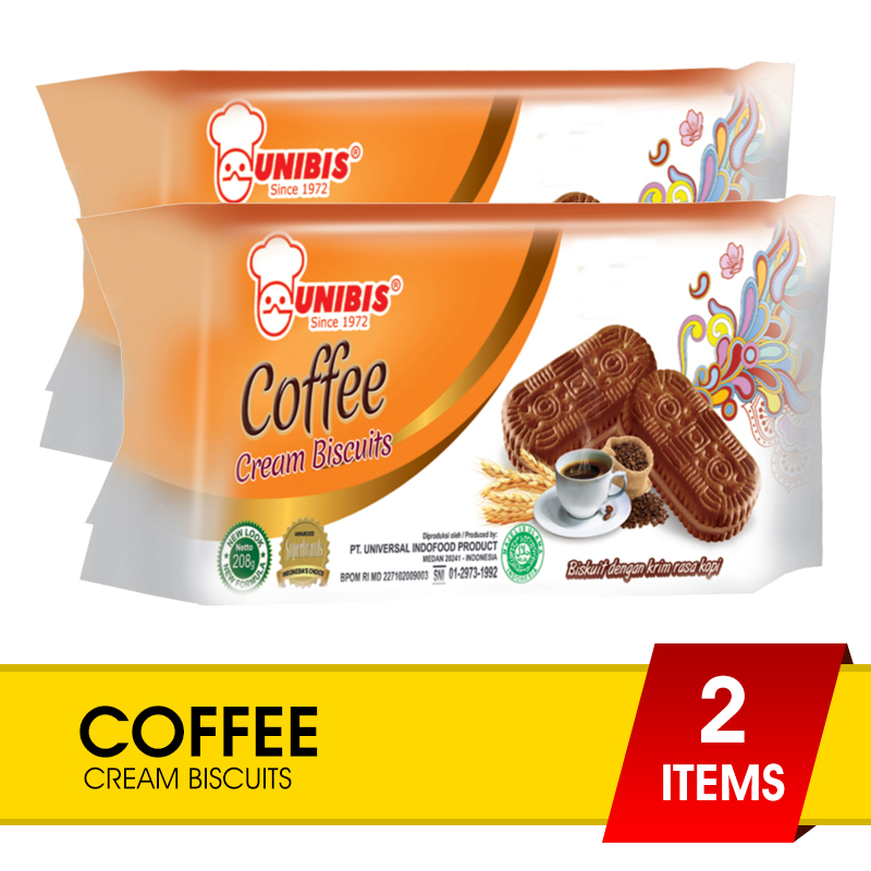 Jual Unibis Rose Coffee Cream Sandwich 208 g ( 2 pcs) | Shopee Indonesia