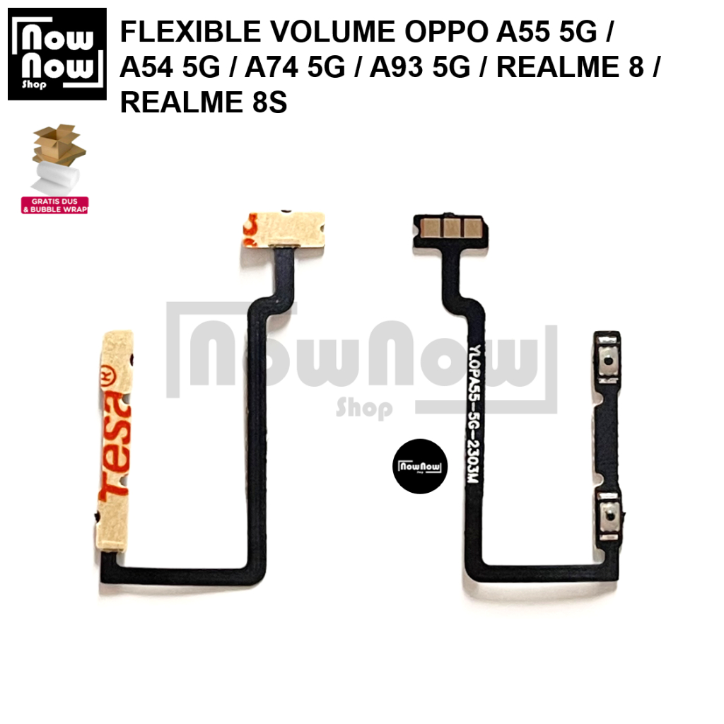 Jual Flexible Volume Oppo A55 5G / A54 5G / A74 5G / A93 5G / Realme 8 ...