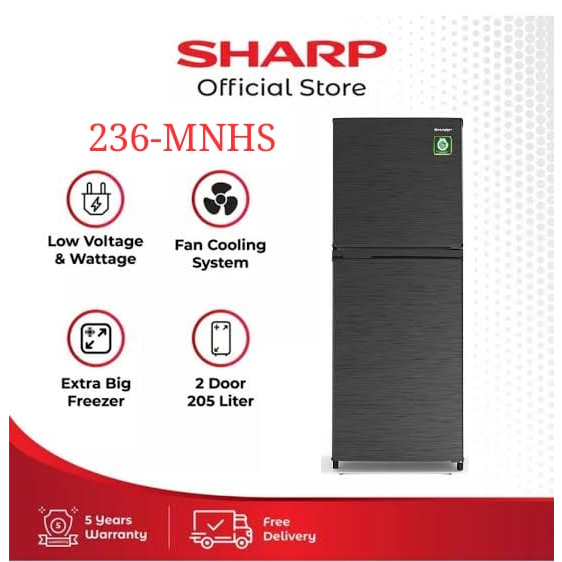 Jual KULKAS 2 PINTU SHARP 236-MNHS | Shopee Indonesia