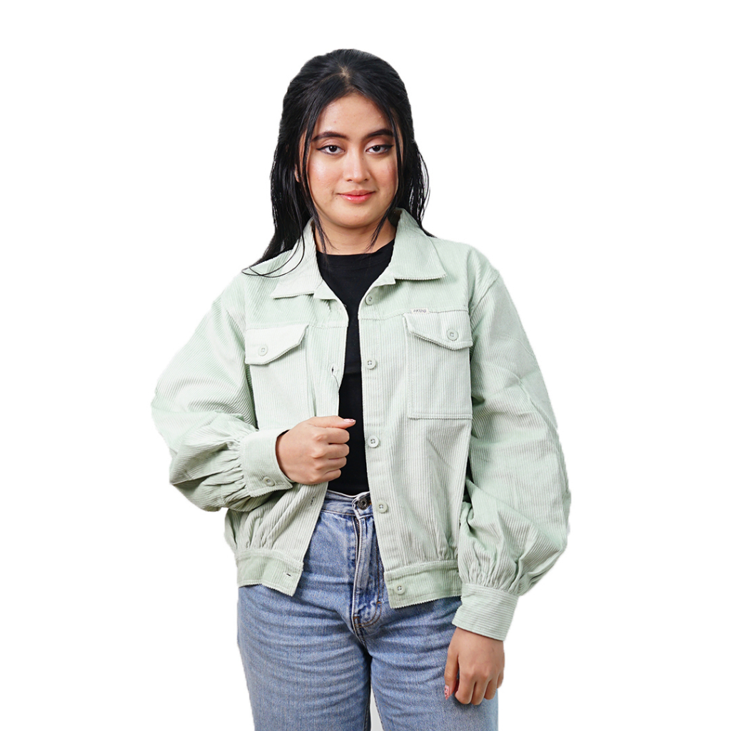 Jual Arenji Semi Jacket Wanita Corduroy | Shopee Indonesia