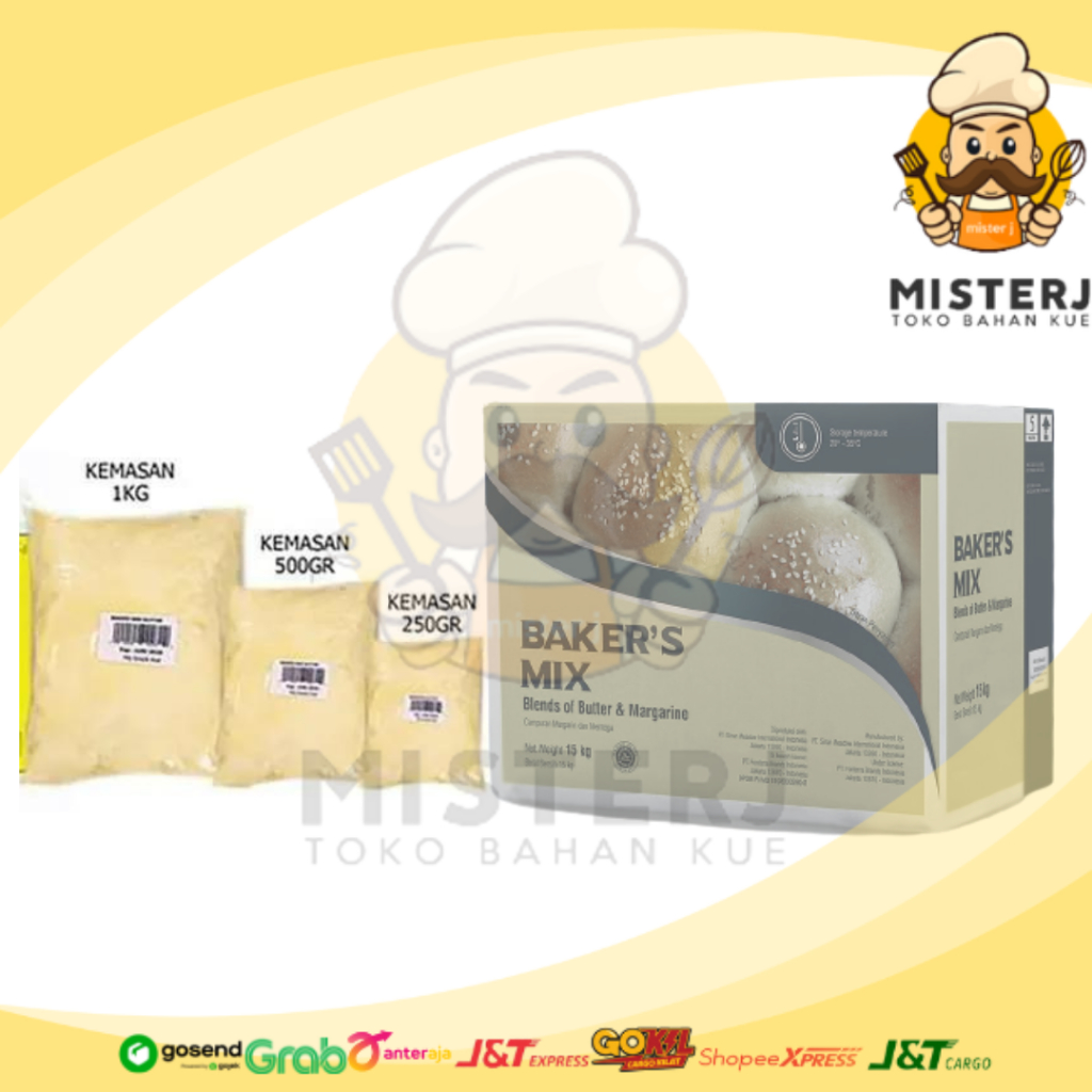 Jual Anchor Baker's MIX Butter Blend Margarine | 250 Gram | 500 Gram ...