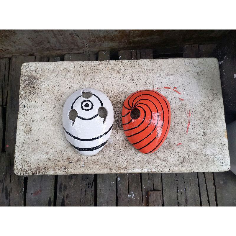 Jual Topeng Cosplay Akatsuki Tobi Obito Rinegan Uchiha Madara | Shopee ...