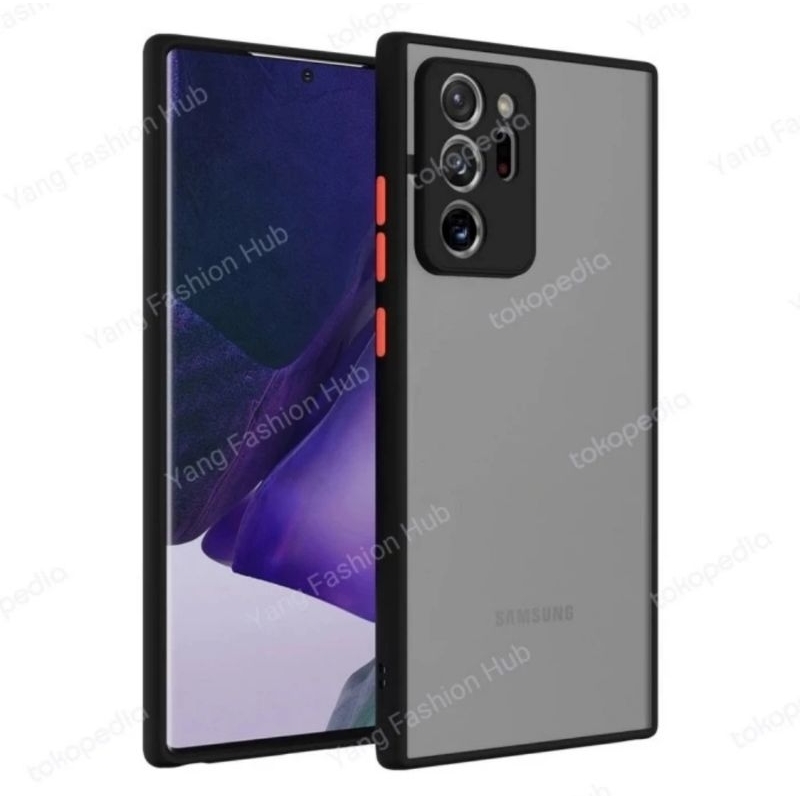 Jual Case Samsung Galaxy Note 20 Ultra / S20 FE Casing Matte Hybrid Armor Soft Dove Frosted ...