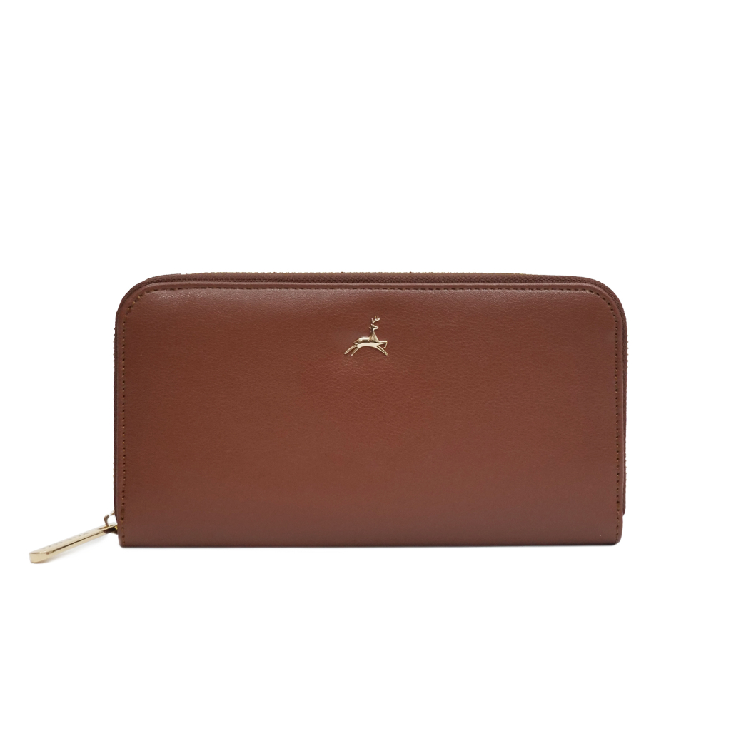 Jual POVILO LULU WALLET BROWN | Shopee Indonesia