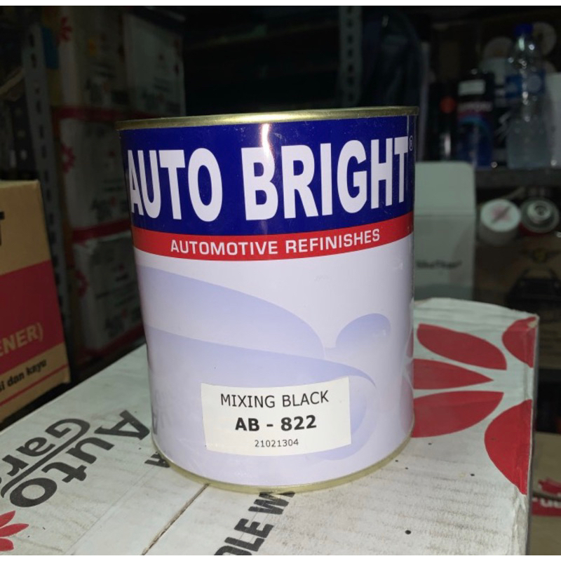 Jual Cat PU Autobright Mixing Black AB 822 1L | Shopee Indonesia