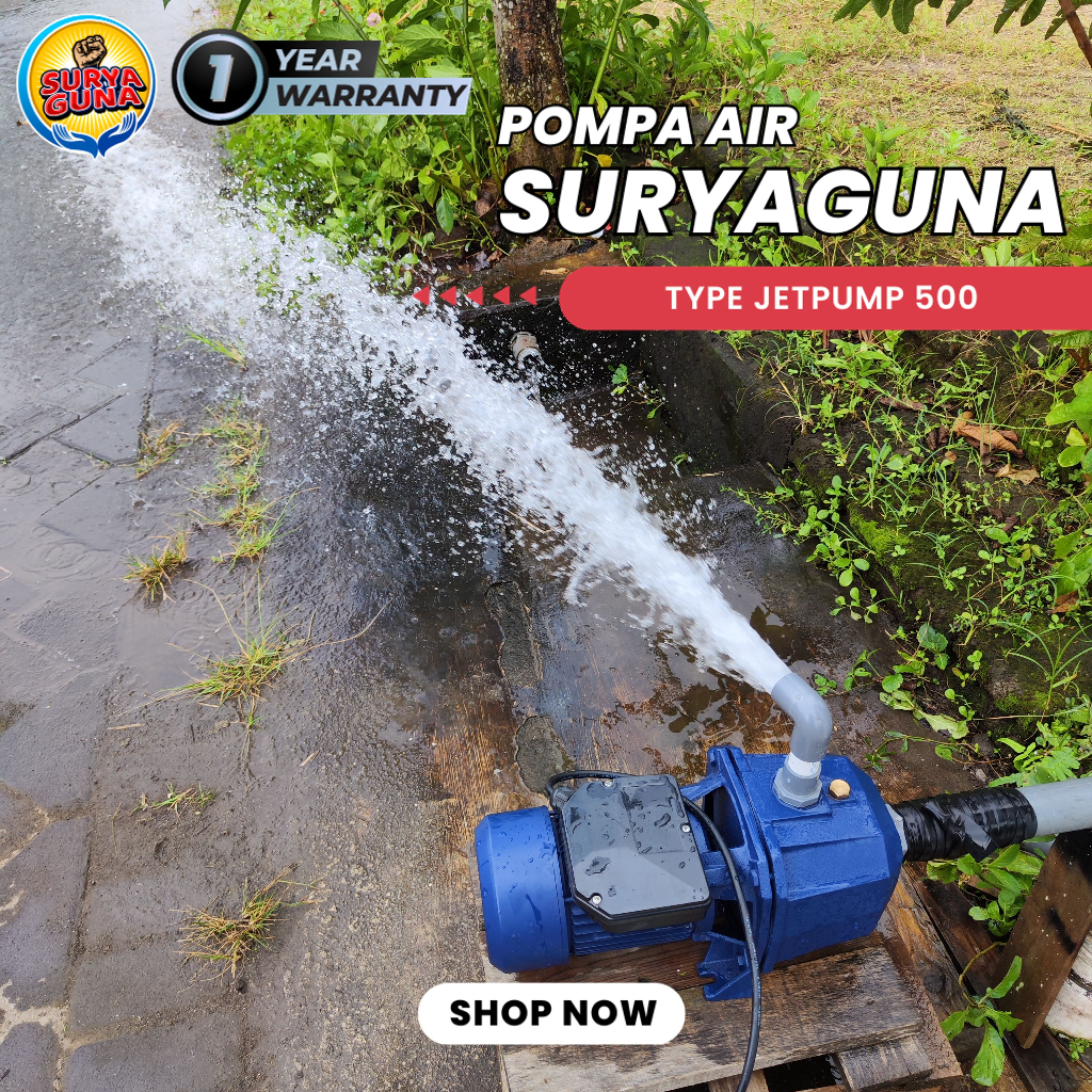 Jual JUAL POMPA AIR MODIFIKSI TYPE JET PUMP 500 UNTUK SUMUR DALAM 10 ...