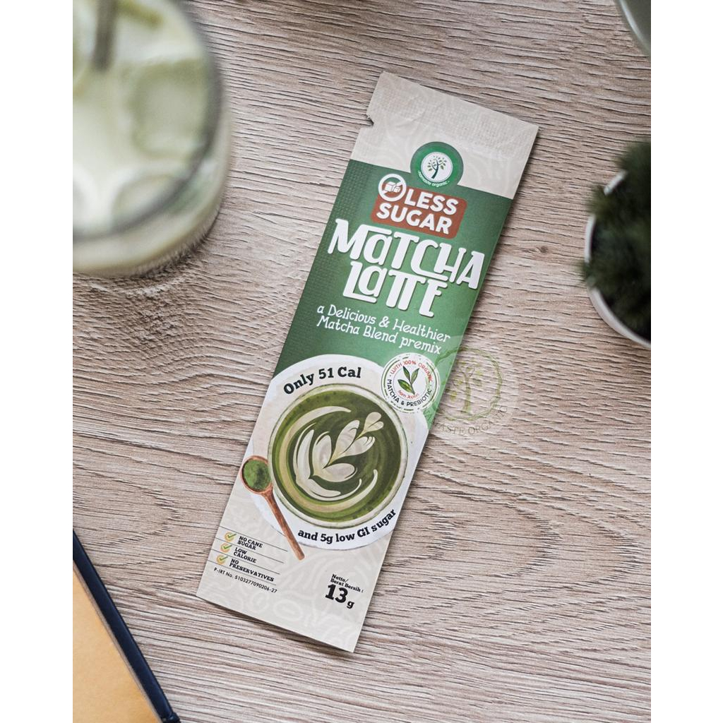 Jual SACHET LESS SUGAR MATCHA LATTE - MATCHA BLEND PREMIX 13GR | Shopee ...