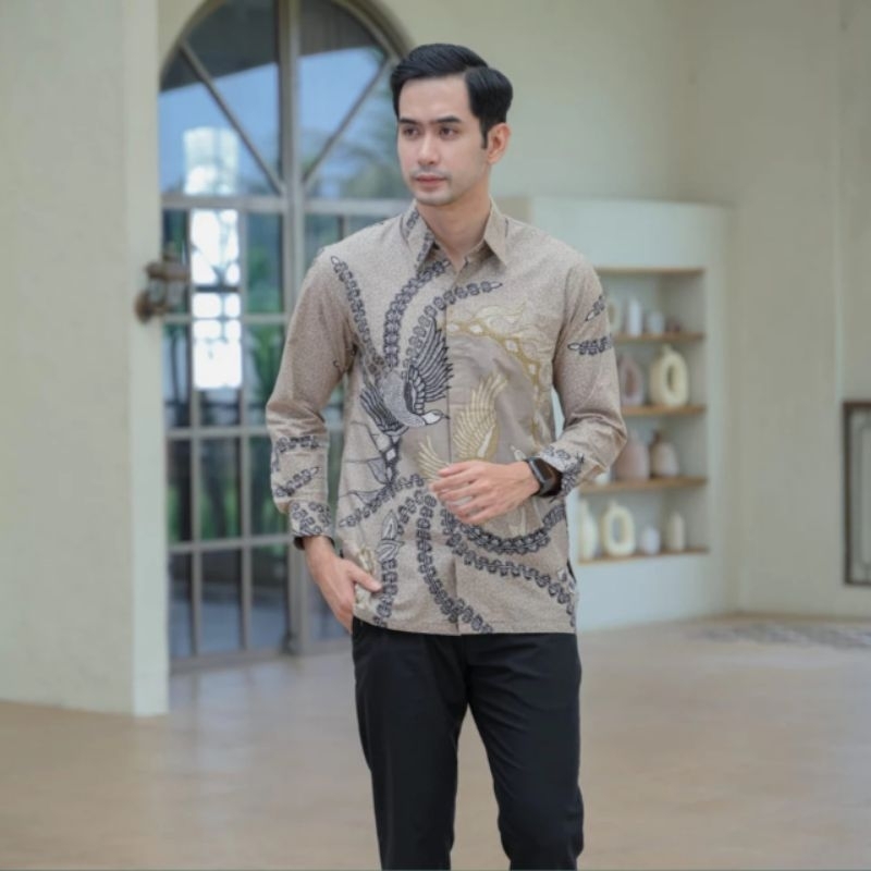 Jual batik pria modern batik kantor pria batik pesta pria modern ...
