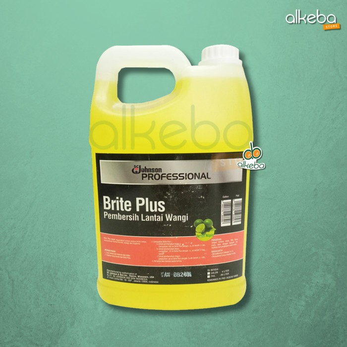 Jual SC Johnson Brite Plus Lemon 4 Liter Cairan Pembersih lantai ...