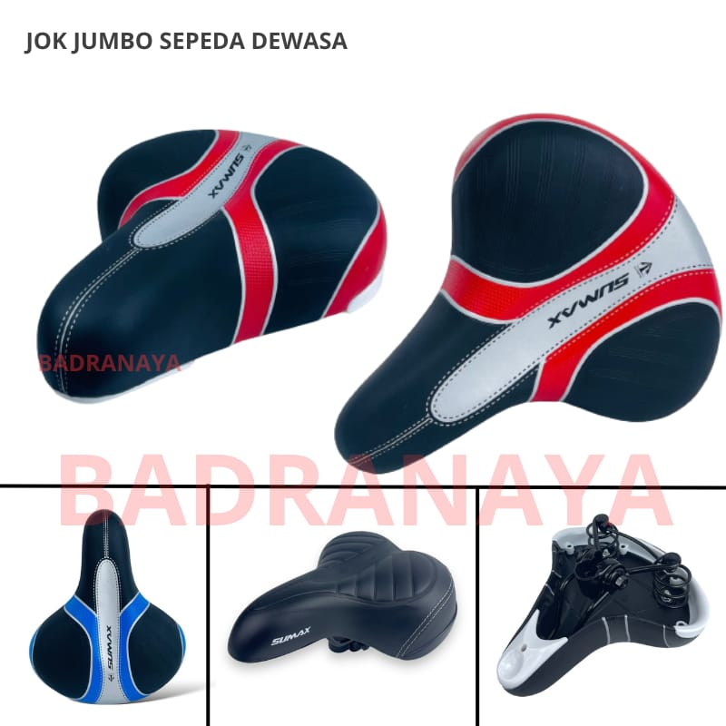 Jual Jok Sepeda Jumbo Sadel BMX Lipat MTB Saddle Tebal Empuk Sepeda ...