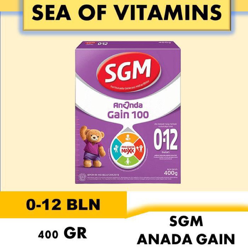 Jual Susu SGM Ananda Gain 100 EXP Panjang / Original | Shopee Indonesia