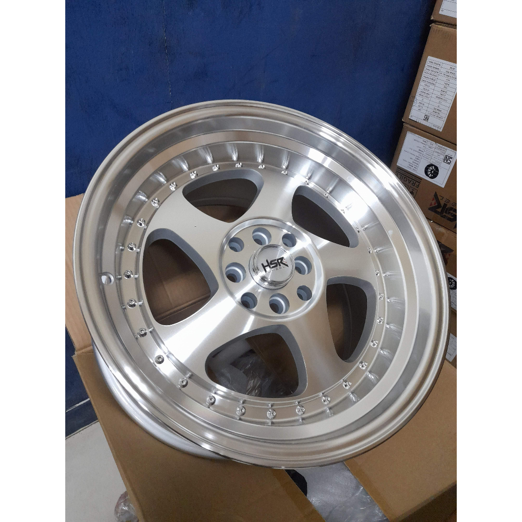 Jual Velg Mobil Racing Celong Ring 17 HSR WAVE lebar 8/9 doble pcd 4x100 4x114.3 | Shopee Indonesia