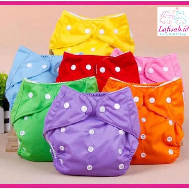 Jual Popok Pakai Ulang Reuseable Clodi Pants Polos Perekat / Kancing ...