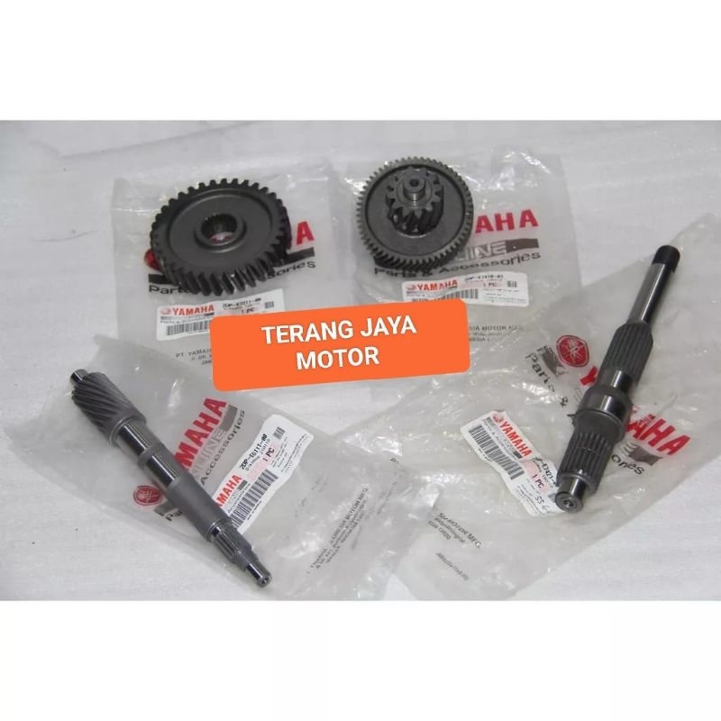 Jual GIGI GIR GEAR RASIO RATIO SET KOMPLIT GEAR GEPENG SUSUN AS PULLY ...