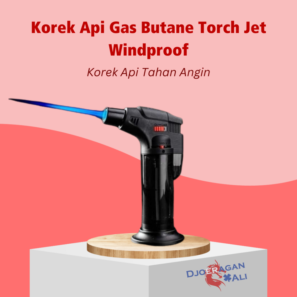 Jual Korek Api Gas Torch Jet Anti Angin Windproof Torch Gun Jumbo Blow ...
