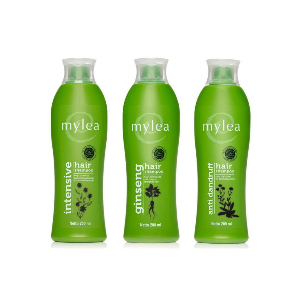 Jual Mylea Shampoo Ginseng / Intensive / Anti Dandruff 200ml | Shopee ...