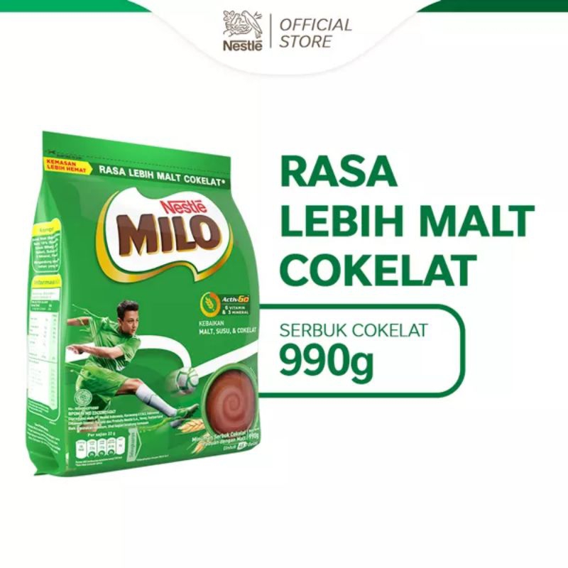 Jual MILO ACTIV -GO pouch 990G | Shopee Indonesia