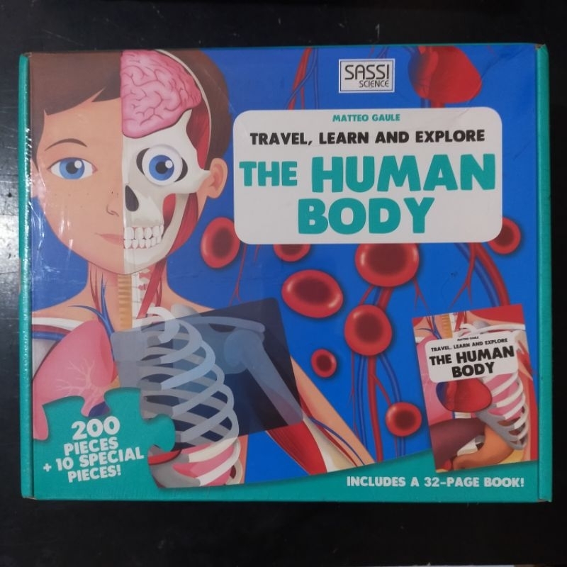 Jual Sassi Science Floor Puzzle & Book The Human Body | Shopee Indonesia