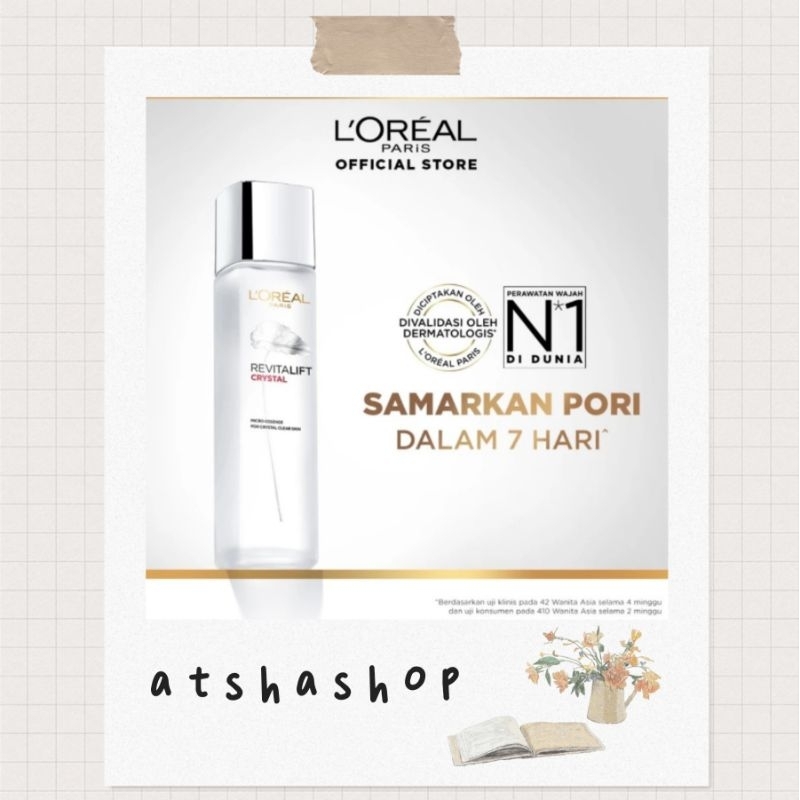 Jual Loreal Revitalift Crystal Micro Essence 130ml L'oreal Paris 130 ml Mencerahkan Memutihkan ...
