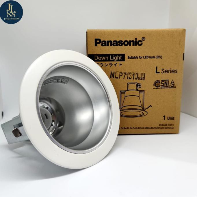 Jual Panasonic Downlight E27 4 Inch 4" NLP 71310 Fitting Plafon ...