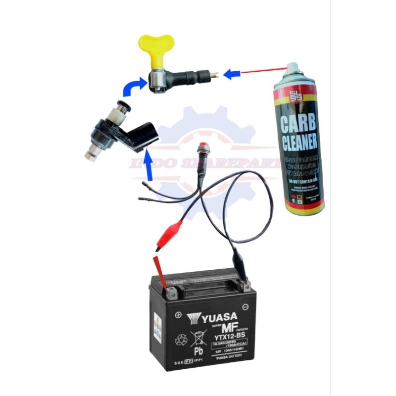 Jual alat pembersih injeksi injektor injector motor dan mobil | Shopee ...