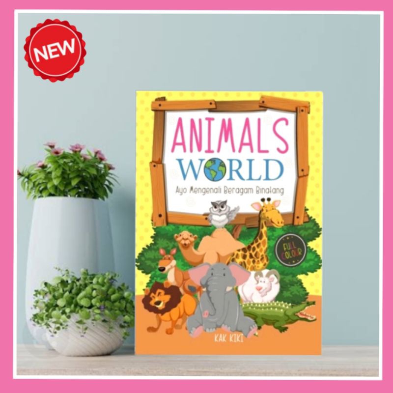 Jual Buku Anak Mengenal Beragam Binatang/Animal World | Shopee Indonesia