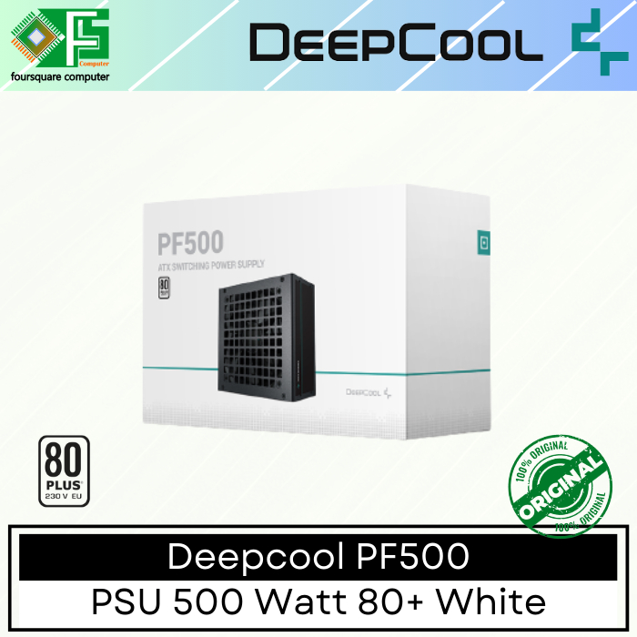 Jual PSU Deepcool PF500 500w 80+ White | 500 Watt | Shopee Indonesia
