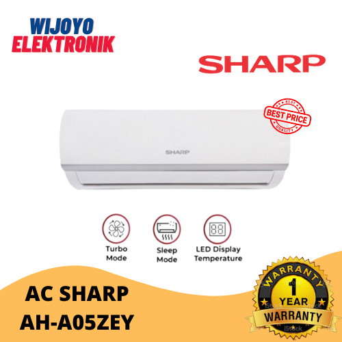 Jual AC SHARP 1/2 PK AH-A5ZEY / 5ZEY 344 WATT | Shopee Indonesia