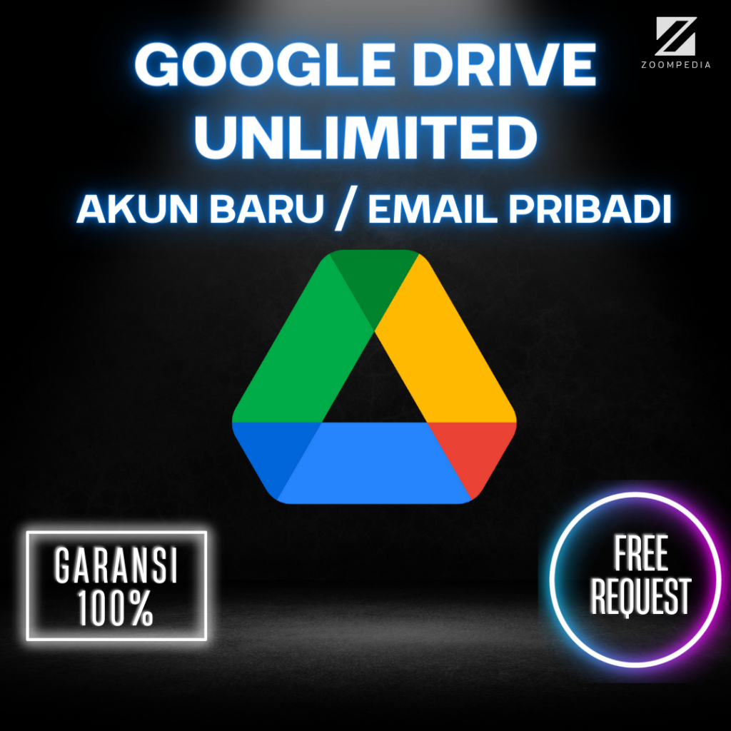 Jual Google Drive Unlimited Storage Lifetime Bergaransi Resmi Gdrive ...
