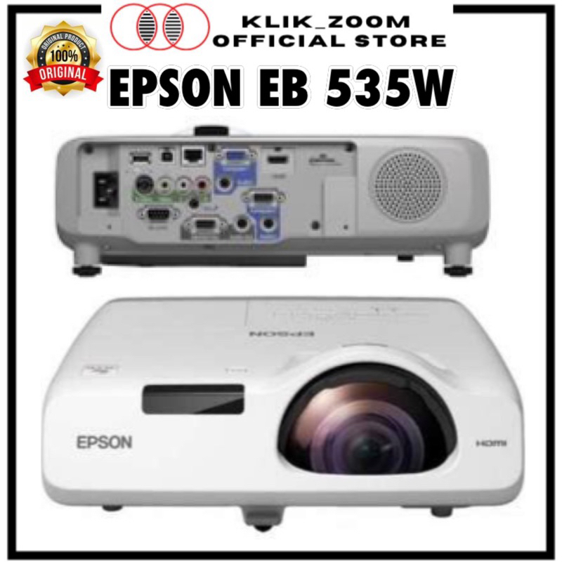 Jual PROYECTOR EPSON EB 535W ORIGINAL PRODUCT | Shopee Indonesia