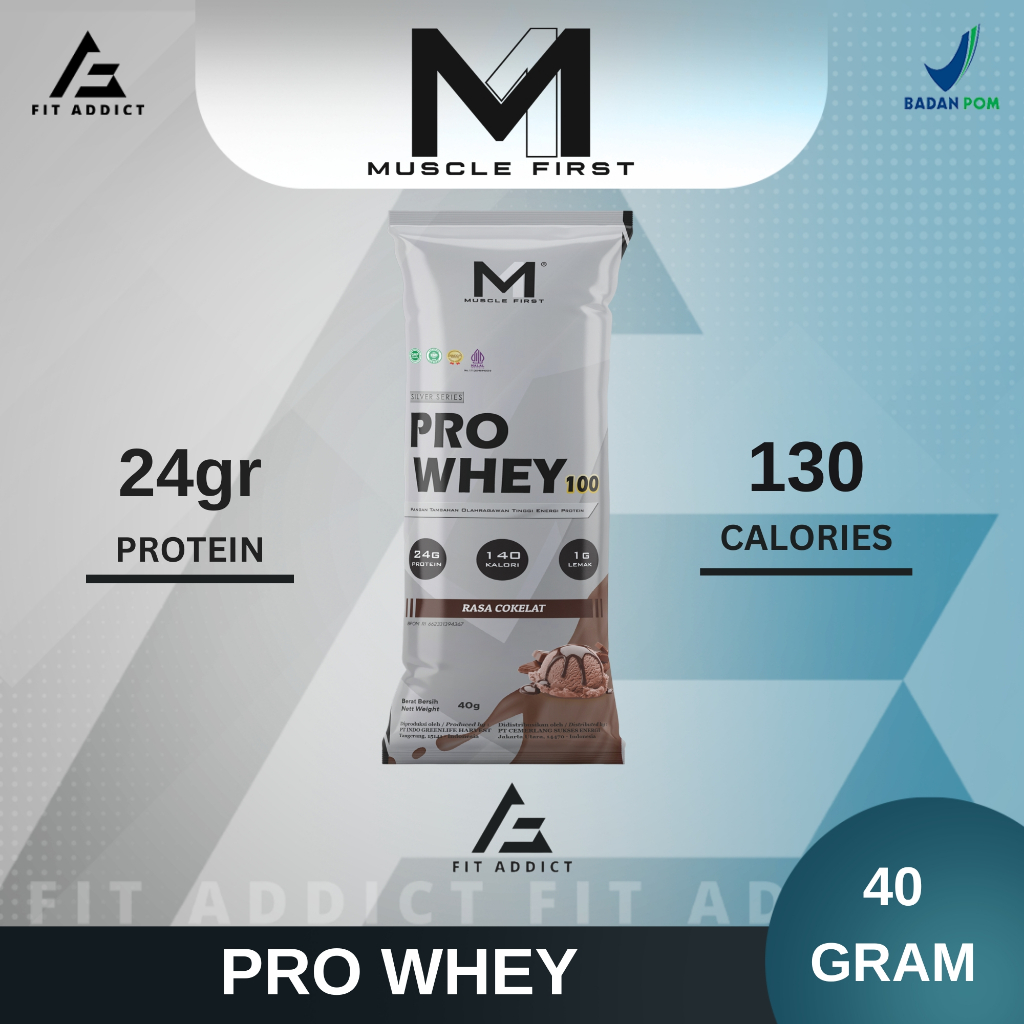 Jual M1 Muscle First Pro Whey ProWhey 100 1 Sachet 1 Serving 1 Serv ...