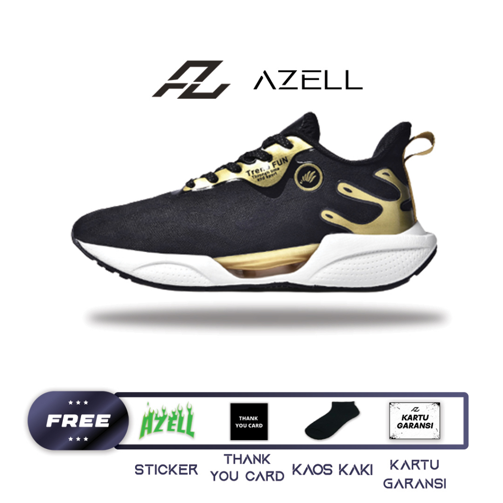 Jual AZELL Tribe V2 Sepatu Running Jogging Pria | Shopee Indonesia