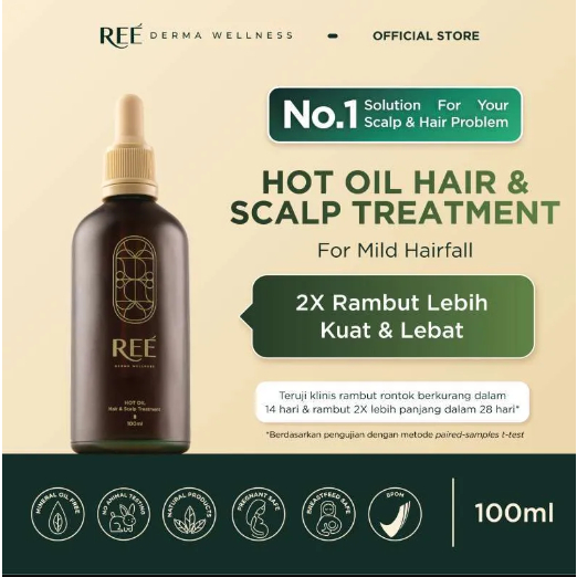 Jual Ree Derma Well Hair N Scalp Trtment Hot Oil 100Ml | Shopee Indonesia