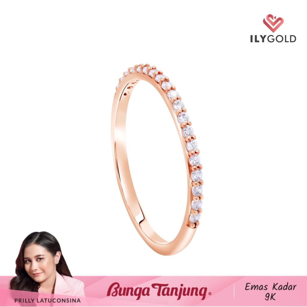 Jual CINCIN LA VIE EN A - PRILLY ILY GOLD - EMAS 9K BUNGA TANJUNG ...