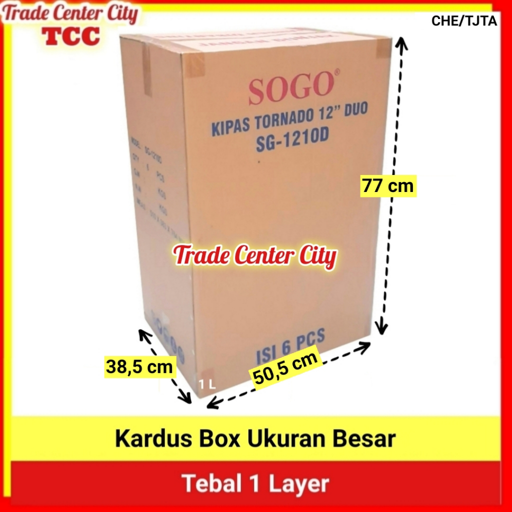 Jual Kardus Jumbo Kotak Karton Dus Ukuran Besar untuk Pindahan Tebal 1 ...