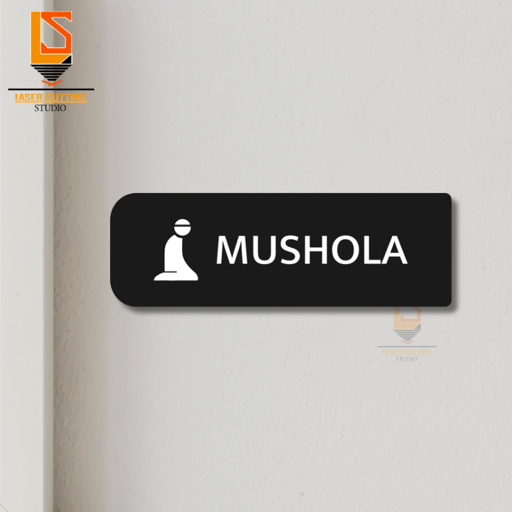 Jual Sign Akrilik Mushola Sign Board Acrylic | Shopee Indonesia