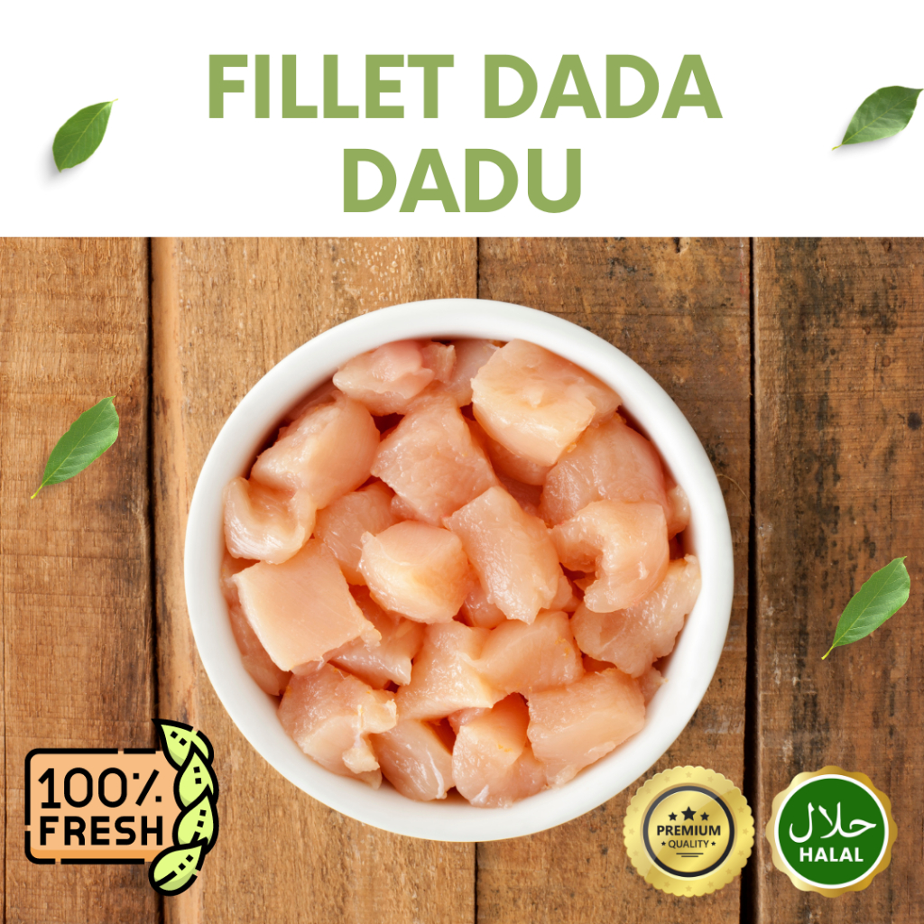 Jual Fillet Dada Dadu Daging Ayam Dadu | Shopee Indonesia