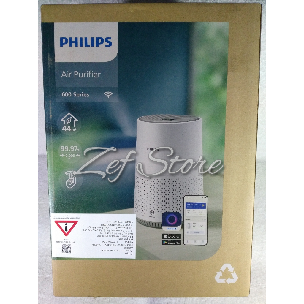 Jual [ORIGINAL RESMI] Philips Compact Air Purifier 600i 600 Series ...