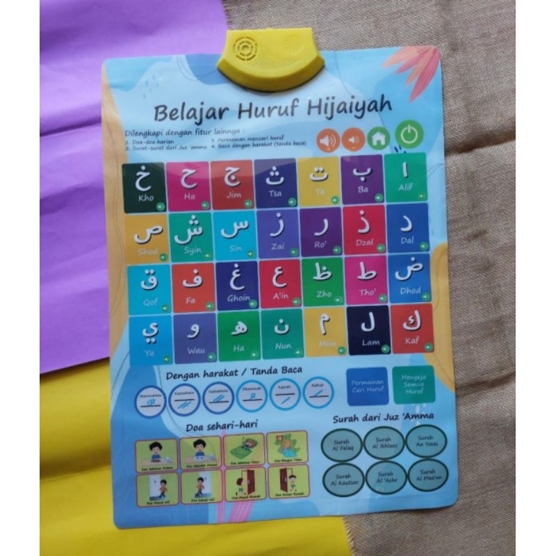 Jual Poster Hijaiyah Bersuara | Shopee Indonesia