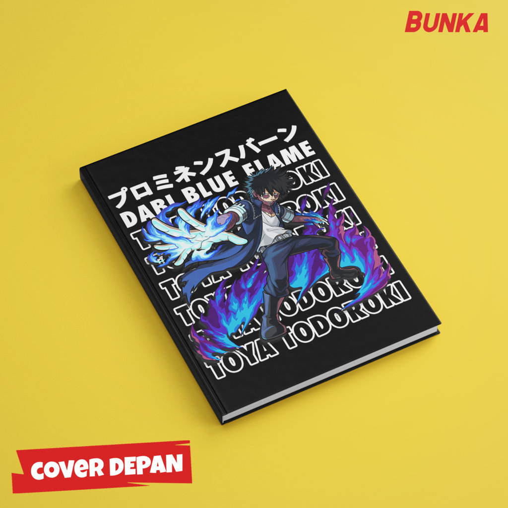 Jual Note Book Aesthetic Anime Boku no Hero Academia Dabi Design ...