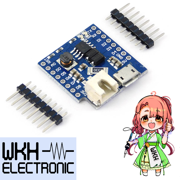 Jual Wemos D1 Mini Battery Shield Lithium Baterai Charging Controller ...