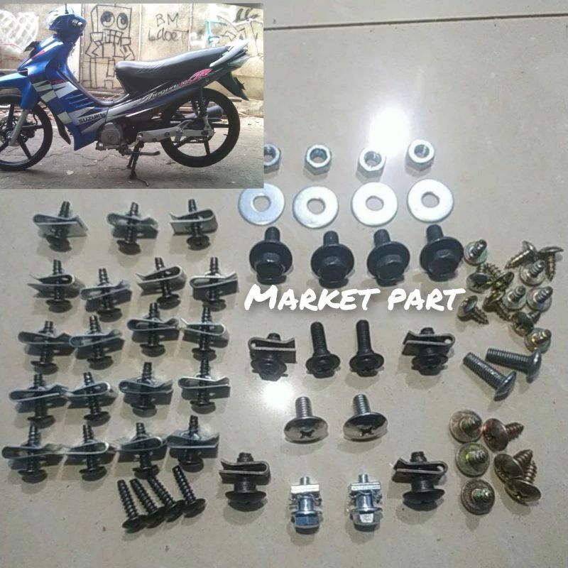 Jual BAUT BAUD FULL BODY SUZUKI SHOGUN 125 R SP | Shopee Indonesia