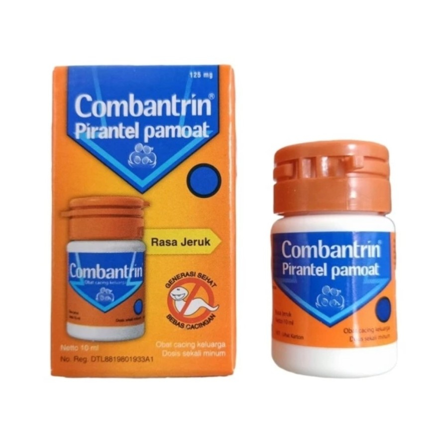 Jual Combantrin Obat Cacing Sirup Rasa Jeruk 10 ML | Shopee Indonesia